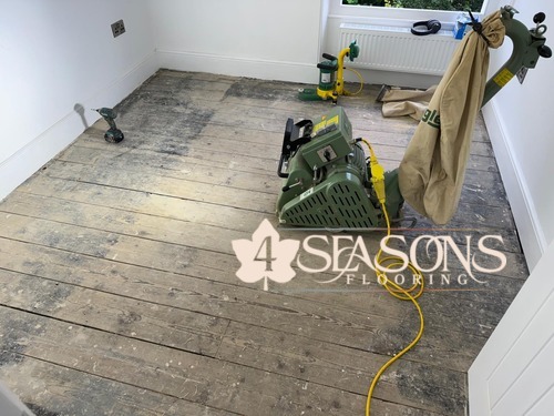 Pine Floor Restoration - 200 years old
